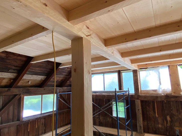 Historic Barn Made New Senior Housing Renovation Supports Local Timber ...